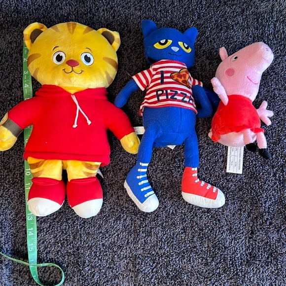 Toys | Daniel Tiger Pete The Cat Peppa Pig Stuffed Animals | Poshmark